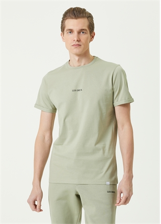 Les Deux Erkek Yeşil Logolu T-shirt Siyah S EU Les Deux Erkek Yeşil Logolu T-shirt Siyah S EU