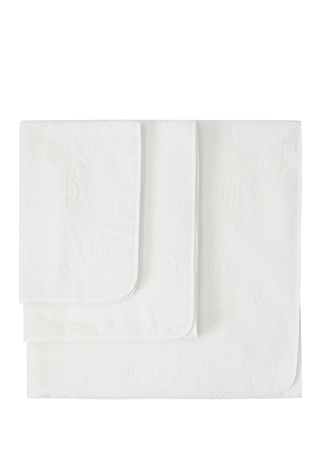 Blumarine Home Bon Chic 5li Beyaz Havlu Seti Blumarine Home Bon Chic 5li Beyaz Havlu Seti