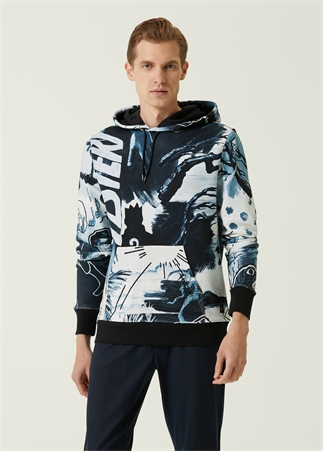 PS by Paul Smith Erkek Colorblocked Kapüşonlu Desenli Sweatshirt S EU PS by Paul Smith Erkek Colorblocked Kapüşonlu Desenli Sweatshirt S EU