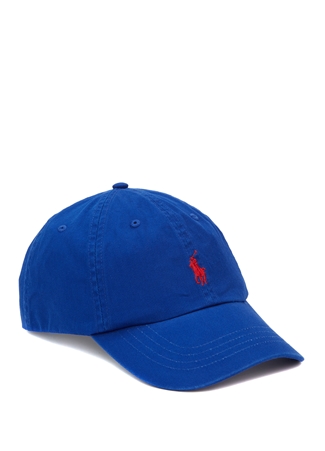 Polo Ralph Lauren Erkek Saks Logo Nakışlı Şapka Mavi EU Polo Ralph Lauren Erkek Saks Logo Nakışlı Şapka Mavi EU