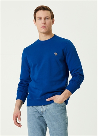 Ps By Paul Smith Erkek Saks Logolu Organik Pamuk Sweatshirt Mavi S Eu Ps By Paul Smith Erkek Saks Logolu Organik Pamuk Sweatshirt Mavi S Eu