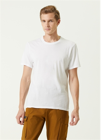 American Vintage Erkek Decatur Beyaz Basic T-shirt S EU American Vintage Erkek Decatur Beyaz Basic T-shirt S EU