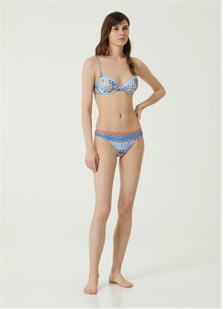 Missoni Mare Kadın Mavi Kalp Yaka Desenli Bikini Takımı 38 It Missoni Mare Kadın Mavi Kalp Yaka Desenli Bikini Takımı 38 It
