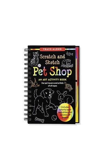 Peter Pauper Press Çocuk Scratch And Sketch Pet Shop Etkinlik Kitabı EU Peter Pauper Press Çocuk Scratch And Sketch Pet Shop Etkinlik Kitabı EU