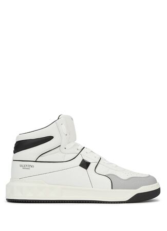 Valentino Garavani Erkek Beyaz Deri Sneaker 42 EU