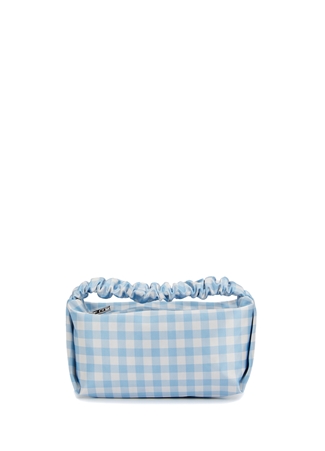 Alexander Wang Kadın Mavi Beyaz Kareli El Çantası EU Alexander Wang Kadın Mavi Beyaz Kareli El Çantası EU