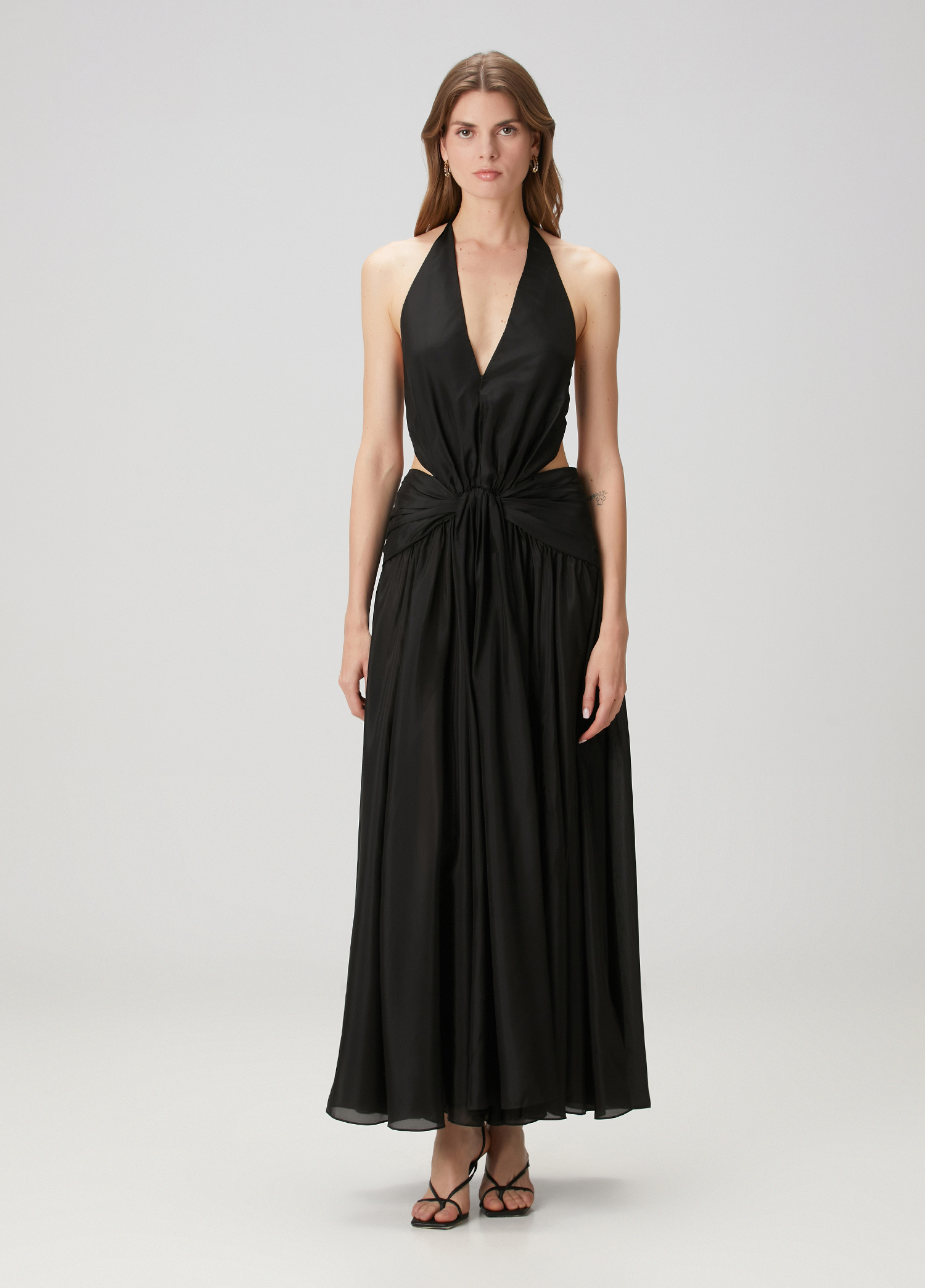 Zimmermann Siyah Kadın Rhiannon Siyah Maksi İpek Elbise 1746547 | Beymen