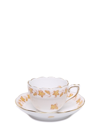 Herend Guirlande De Raisins Porselen Kahve Fincanı Sarı