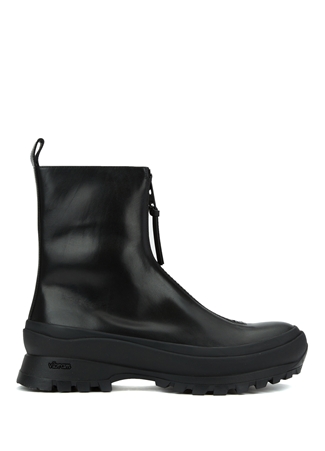 Jil Sander Erkek Siyah Deri Bot 42 EU