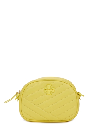 Tory Burch Kadın Kira Sarı Logo Detaylı Deri Omuz Çantası EU Tory Burch Kadın Kira Sarı Logo Detaylı Deri Omuz Çantası EU
