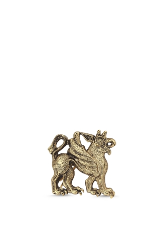 Unique By Av Kadın Griffon Formlu Bronz Broş Altın Rengi EU Unique By Av Kadın Griffon Formlu Bronz Broş Altın Rengi EU
