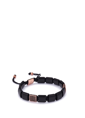 AW by Atolyewolf Erkek Shamballa Siyah Rose Gold Gümüş Rengi Bileklik Pembe EU AW by Atolyewolf Erkek Shamballa Siyah Rose Gold Gümüş Rengi Bileklik Pembe EU