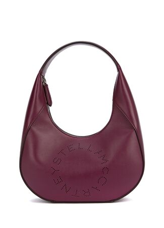 Stella McCartney Kadın Bordo Logolu Omuz Çantası EU