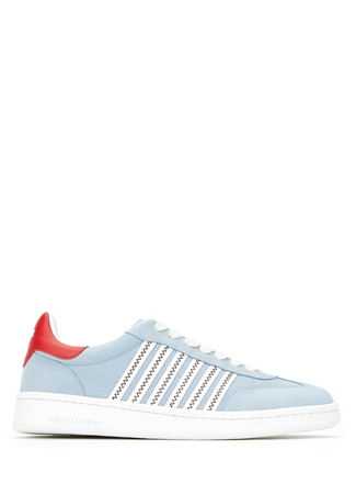 Dsquared2 Kadın Mavi Şerit Detaylı Deri Sneaker 38 EU Dsquared2 Kadın Mavi Şerit Detaylı Deri Sneaker 38 EU