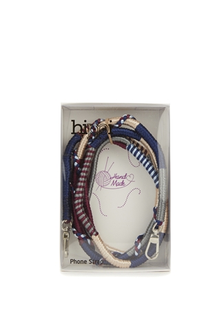 Hippi Erkek Braid Colorblocked El Yapımı Telefon Askısı EU Hippi Erkek Braid Colorblocked El Yapımı Telefon Askısı EU
