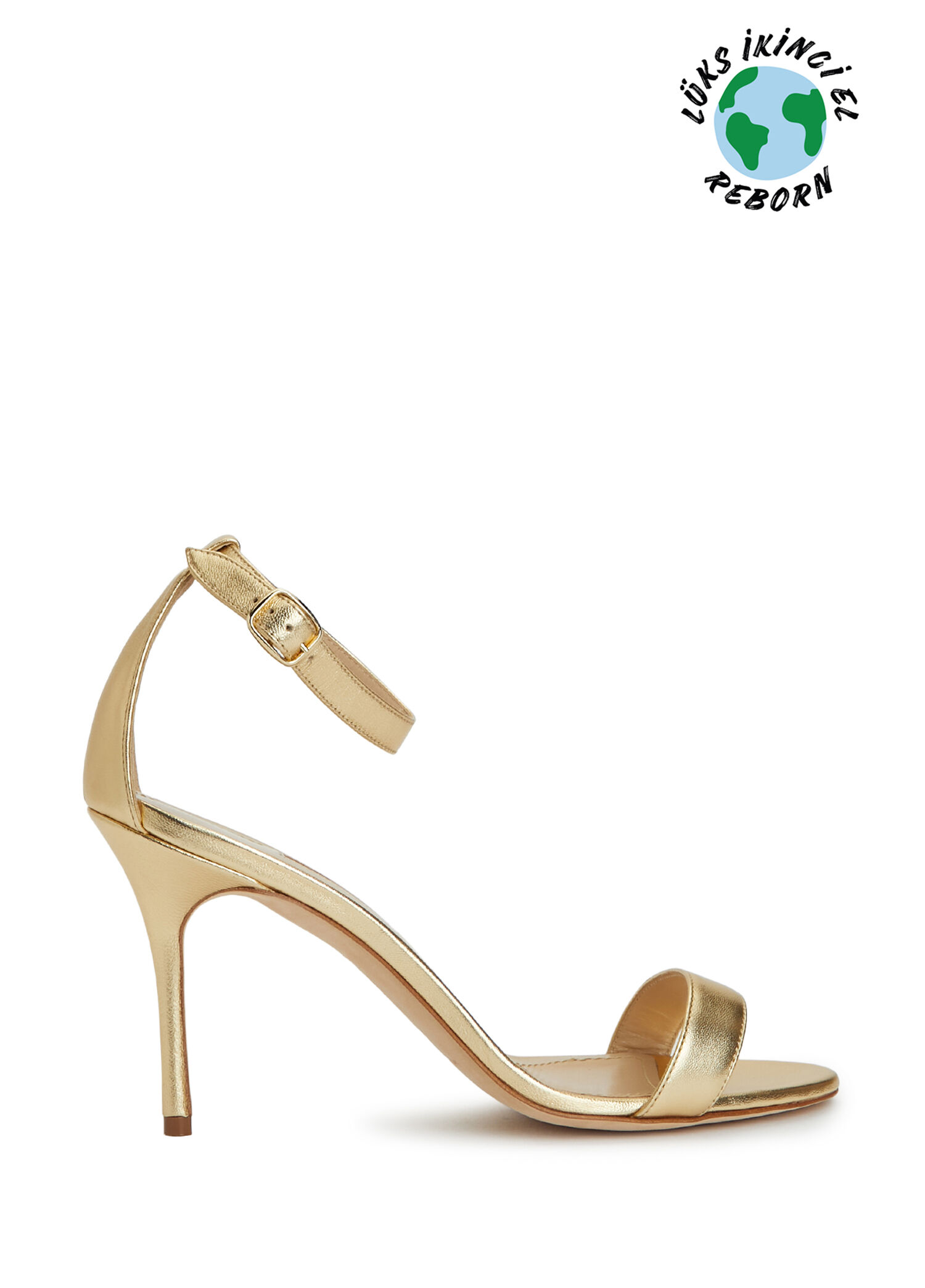 Beymen Reborn - Manolo Blahnik Topuklu Sandalet - Gold