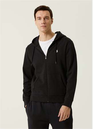 Polo Ralph Lauren Erkek Siyah Kapüşonlu Sweatshirt XS EU