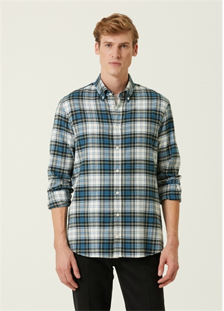 Beymen Collection Erkek Comfort Fit Mavi Ekoseli Gömlek S EU Beymen Collection Erkek Comfort Fit Mavi Ekoseli Gömlek S EU