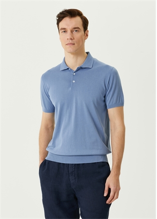 Corneliani Erkek Polo Yaka Mavi 50 It Corneliani Erkek Polo Yaka Mavi 50 It