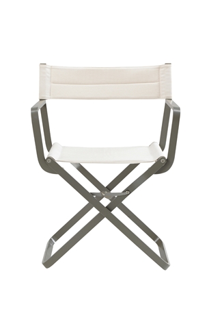 Ethimo Studios Grey White Rejisör Sandalye Beyaz Ethimo Studios Grey White Rejisör Sandalye Beyaz