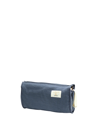 Miela Kadın Lacivert Çizgi Kapitoneli Anne Çantası EU Miela Kadın Lacivert Çizgi Kapitoneli Anne Çantası EU