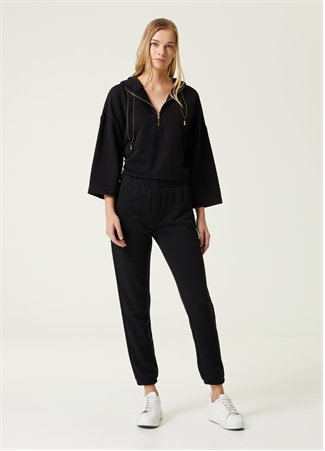 Beymen Collection Kadın Siyah Jersey Pantolon M