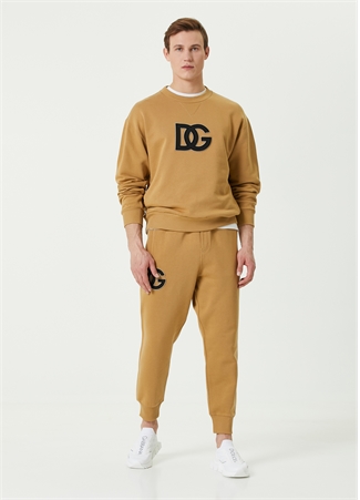 Dolce&gabbana Erkek Kahverengi Logolu Jogger Eşofman Altı 46 It Dolce&gabbana Erkek Kahverengi Logolu Jogger Eşofman Altı 46 It