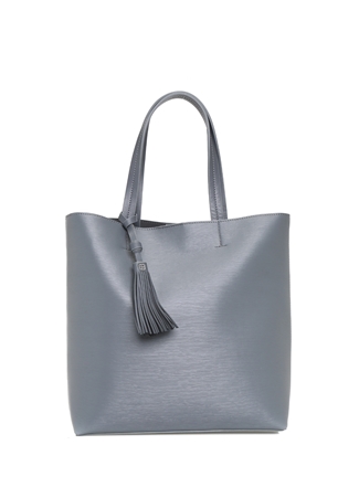 Beymen Kadın Aden Püskül Detaylı Alışveriş Çantası Gri EU