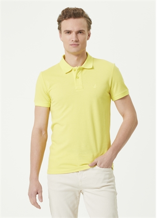 Beymen Club Erkek Slim Fit Neon Sarı Polo Yaka T-shirt S EU Beymen Club Erkek Slim Fit Neon Sarı Polo Yaka T-shirt S EU