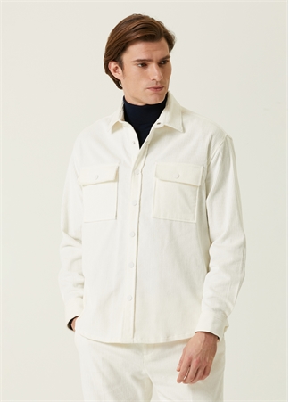 Network Erkek Oversize Fit Ekru Gömlek Bej S EU Network Erkek Oversize Fit Ekru Gömlek Bej S EU