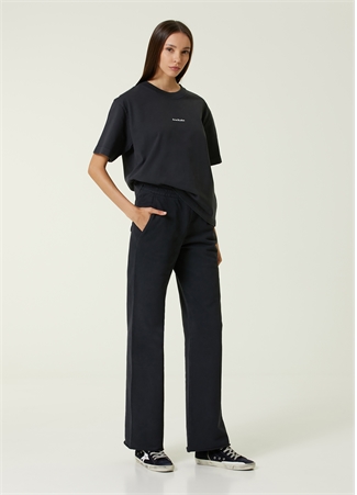Acne Studios Kadın Siyah Bol Paça Eşofman Altı L EU Acne Studios Kadın Siyah Bol Paça Eşofman Altı L EU