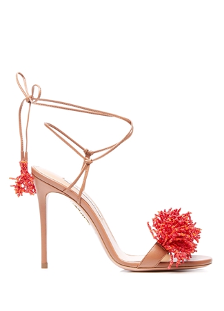 Aquazzura Kadın Panarea Kadın Deri Sandalet Turuncu 36 Eu Aquazzura Kadın Panarea Kadın Deri Sandalet Turuncu 36 Eu