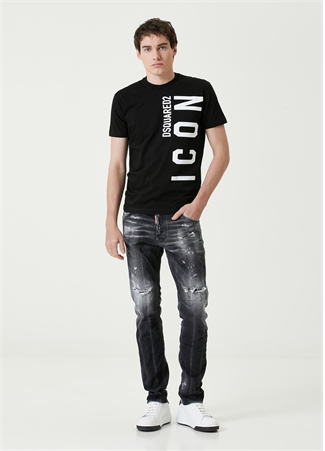 Dsquared2 Erkek Cool Guy Siyah Yıpratmalı Jean Pantolon 46 IT Dsquared2 Erkek Cool Guy Siyah Yıpratmalı Jean Pantolon 46 IT