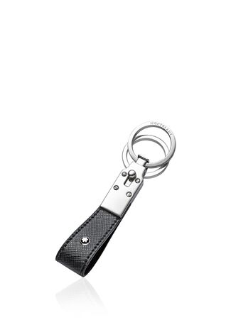 Montblanc Sartorial Siyah Deri Anahtarlık EU