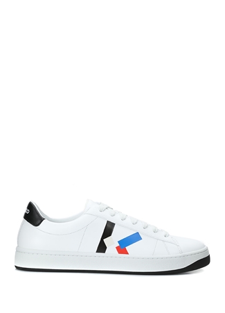 Kenzo Erkek Beyaz Logo Baskılı Deri Sneaker Mavi 4 Eu Kenzo Erkek Beyaz Logo Baskılı Deri Sneaker Mavi 4 Eu
