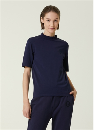 Beymen Collection Kadın Lacivert Logo Detaylı T-shirt S Beymen Collection Kadın Lacivert Logo Detaylı T-shirt S