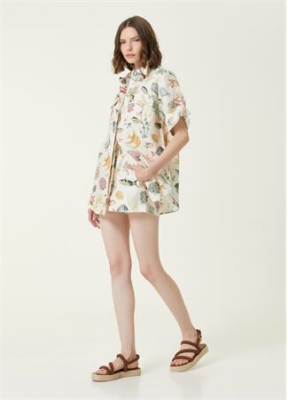 Alemais Kadın Şort Bej 6 Us