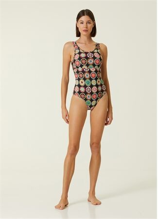 La Doublej Kadın Jazzercize Çiçekli Body S EU