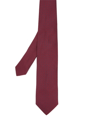 Beymen Collection Erkek Kırmızı Desenli İpek Kravat EU IT Beymen Collection Erkek Kırmızı Desenli İpek Kravat EU IT