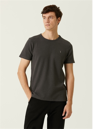 Allsaints Erkek Muse Antrasit Basic T-shirt Gri XS EU