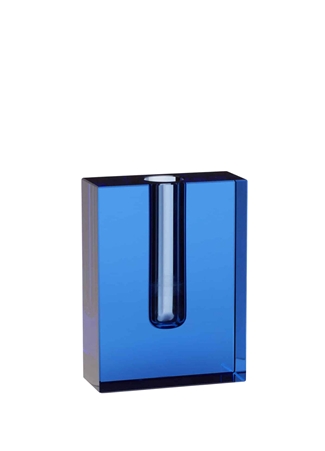 Hübsch Mavi Kristal Vazo