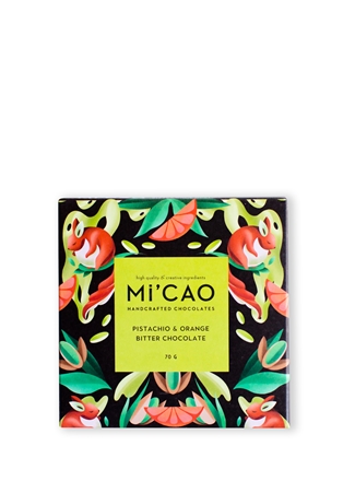 Micao Çikolata Portakal Ve Fıstık Bitter 70 Gr Eu Micao Çikolata Portakal Ve Fıstık Bitter 70 Gr Eu