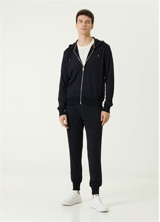 Paul Smith Erkek Lacivert Şeritli Yün Jogger Eşofman Altı M EU