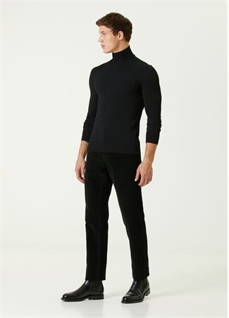 Z Zegna Erkek Siyah Kadife Pantolon 32 IT