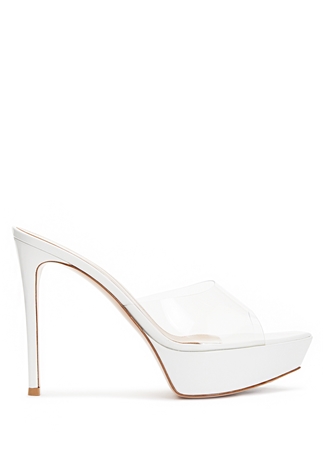 Gianvito Rossi Kadın Beyaz Bant Detaylı Terlik 36 Eu Gianvito Rossi Kadın Beyaz Bant Detaylı Terlik 36 Eu