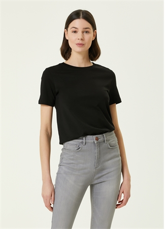 Beymen Collection Kadın Siyah Bisiklet Yaka Basic T-shirt S EU Beymen Collection Kadın Siyah Bisiklet Yaka Basic T-shirt S EU