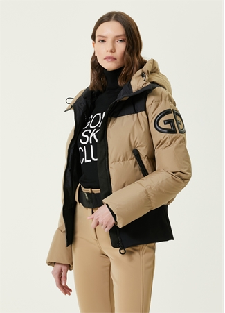 Goldbergh Kadın Boulder Bej Siyah Puff Bomber Mont 36 It Goldbergh Kadın Boulder Bej Siyah Puff Bomber Mont 36 It