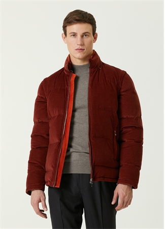 Isaia Erkek Kiremit Puff Mont Kırmızı 50 IT Isaia Erkek Kiremit Puff Mont Kırmızı 50 IT