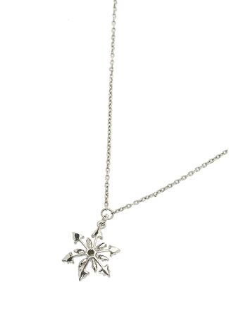 Collection Kadın Carina Silver Kar Tanesi Formlu Altın Rengi Kolye EU