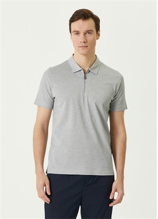 Canali Erkek Gri Polo Yaka T-shirt 54 IT Canali Erkek Gri Polo Yaka T-shirt 54 IT